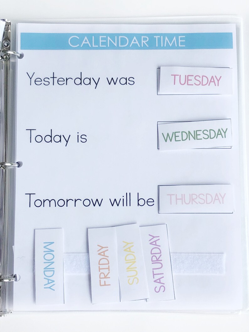 All About Me Busy Binder Calendar Busy Binder Calendar | Etsy Canada