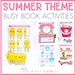 Summer Theme Busy Binder: Preschool Learning Activities (digital ...