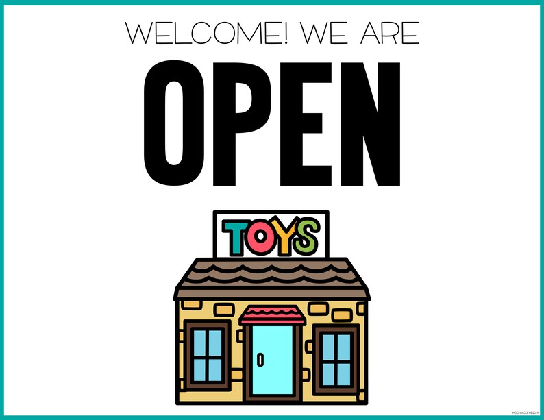 Toy Store Dramatic Play Center Kit: Pretend Play (digital Download) - Etsy
