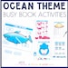 Ocean Themed Busy Binder, Activity Binder, Homeschool, Preschool ...