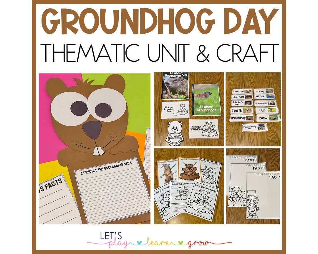 Groundhog Day Thematic Unit | Groundhog Unit Study | Groundhog Day ...