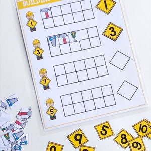 Construction Themed Busy Binder, Activity Binder, Homeschool, Preschool ...