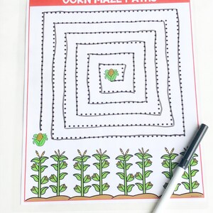 Fall Themed Busy Binder, Activity Binder, Homeschool, Preschool ...