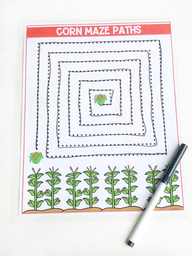 Fall Themed Busy Binder Activity Binder Homeschool | Etsy