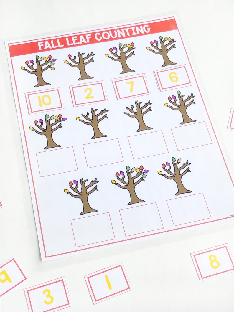 Fall Activity Binder: Preschool Learning, Autumn Theme - Etsy