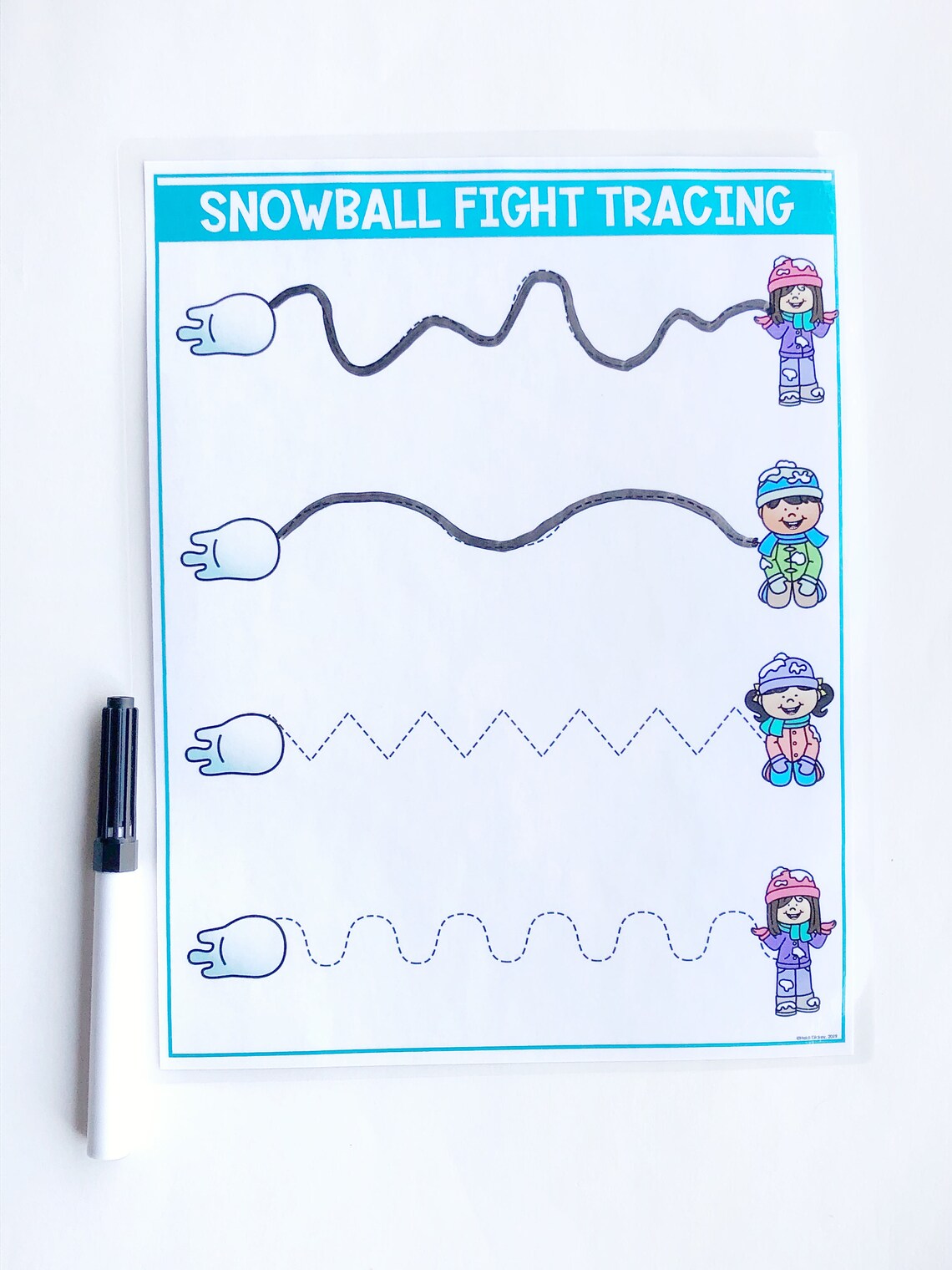 Winter Themed Busy Binder Activity Binder Homeschool - Etsy