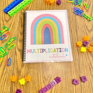Multiplication and Division Fact Fluency Notebook | Math Notebook ...