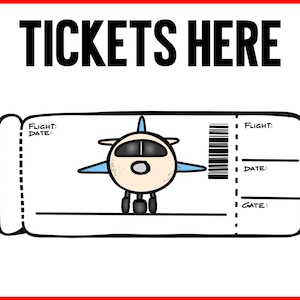 Airport Dramatic Play, Dramatic Play Center Kit, Airplane Pretend Play ...