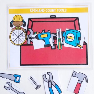 Construction Theme Busy Binder: Preschool Learning Activities (digital ...
