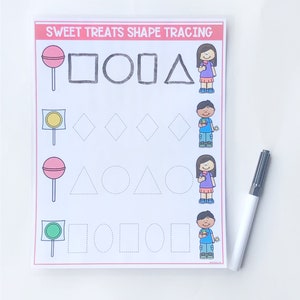 Sweet Treats Themed Busy Binder, Activity Binder, Homeschool, Preschool ...