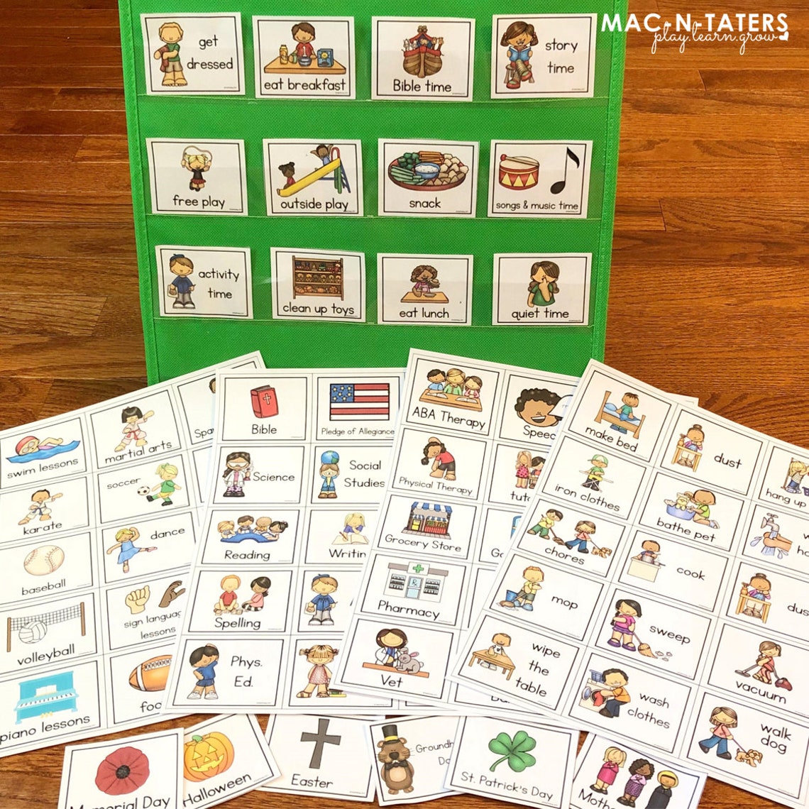 Visual Schedule Cards Daily Rhythm Cards 236 Visual - Etsy UK