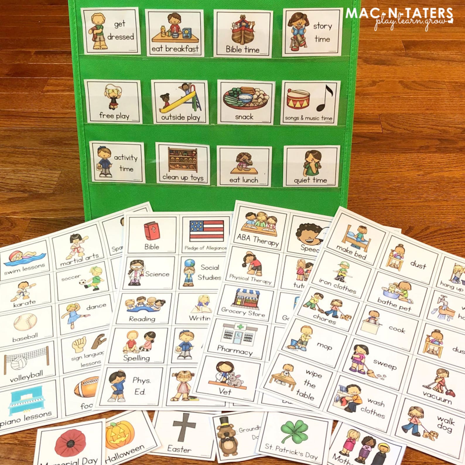 Visual Schedule Cards Daily Rhythm Cards 236 Visual | Etsy