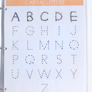 Letter Activity Busy Binder: Preschool Alphabet Learning - Etsy