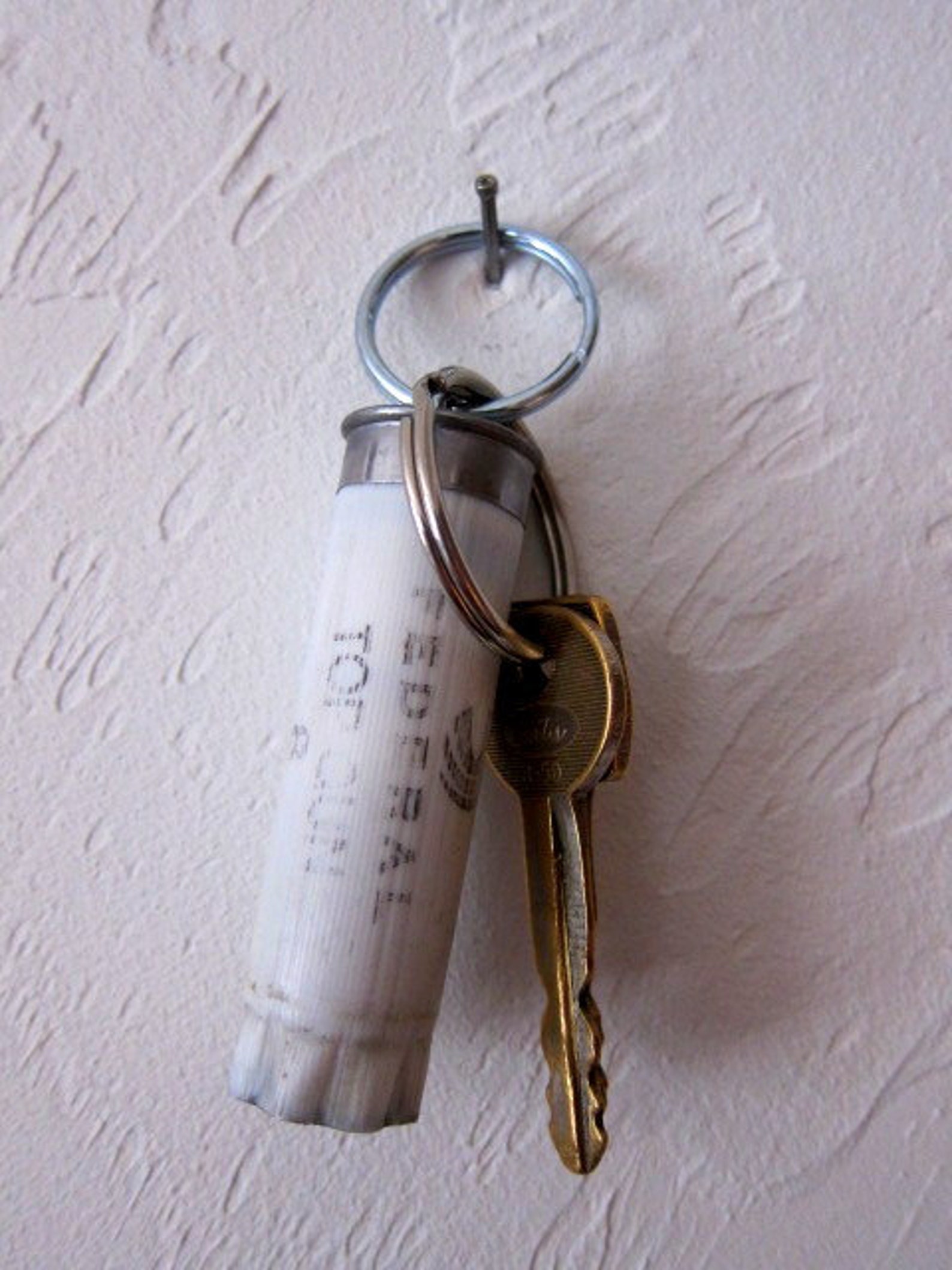 Shotgun Shell Keychain White | Etsy