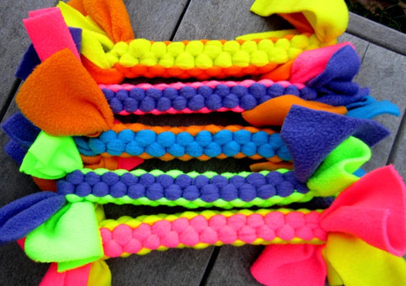fleece-tug-toy-for-dogs-in-neon-colors-extra-thick-large-size-etsy