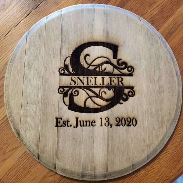 Wine Barrel Head - Etsy
