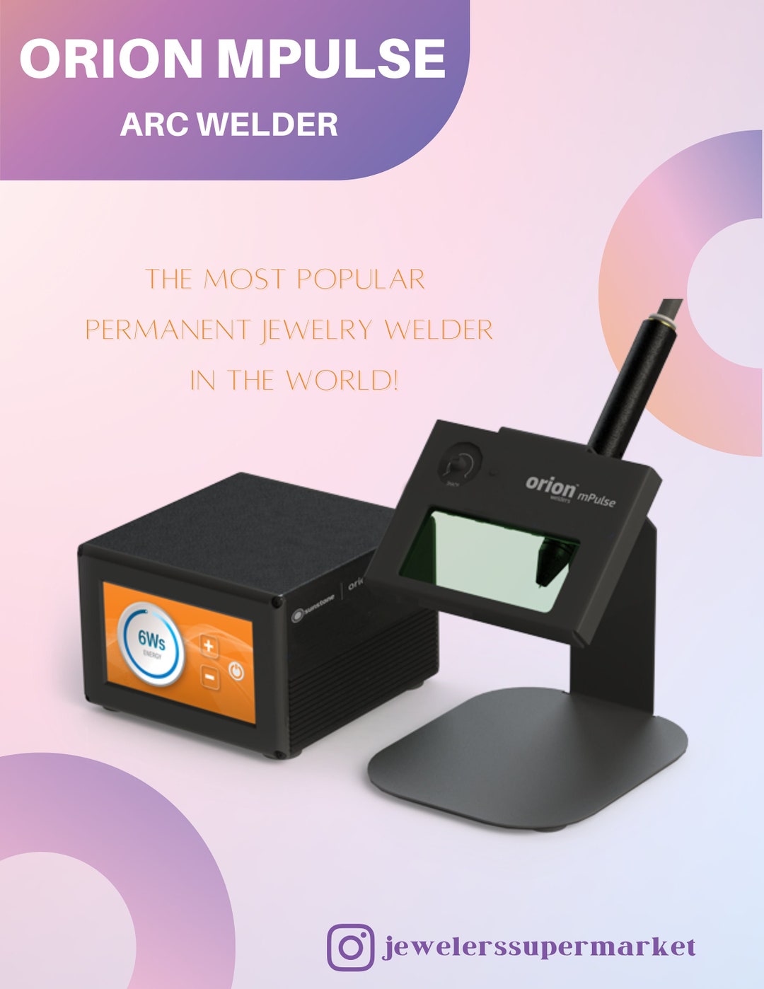 Orion Mpulse Arc Welder | Permanent Jewelry Welder | Welding Machine ...