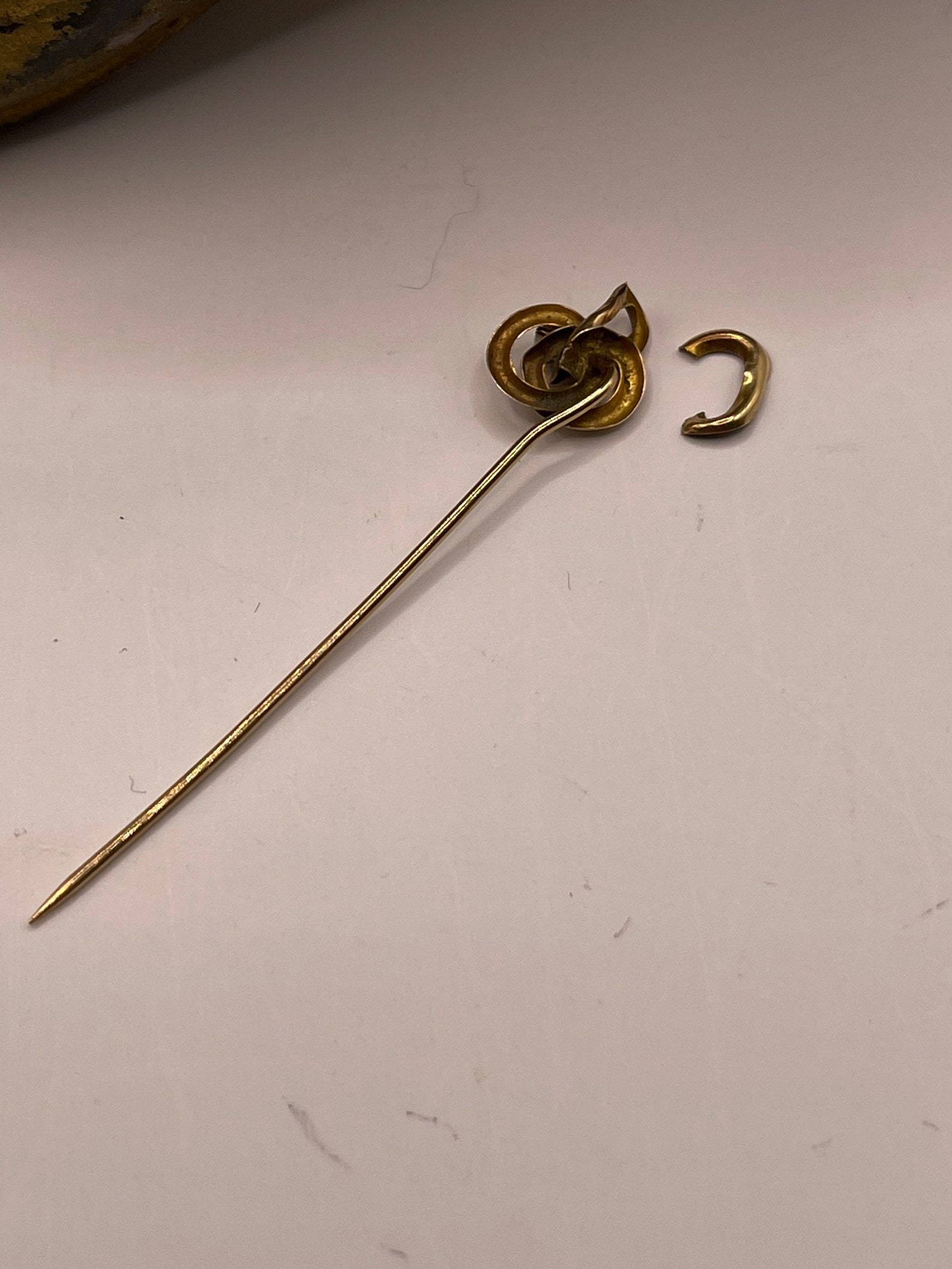 Victorian Antique 10K Gold Hat Pins Lapel Pins Stick Pins With Pin ...