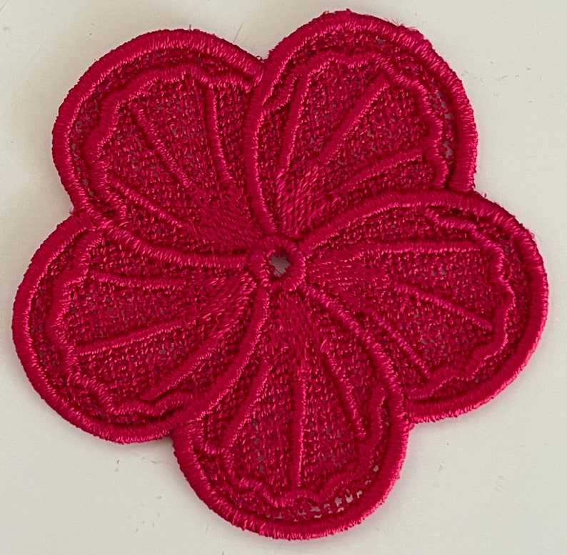Hibiscus Sewing Machine Spool Pin Doily - Etsy