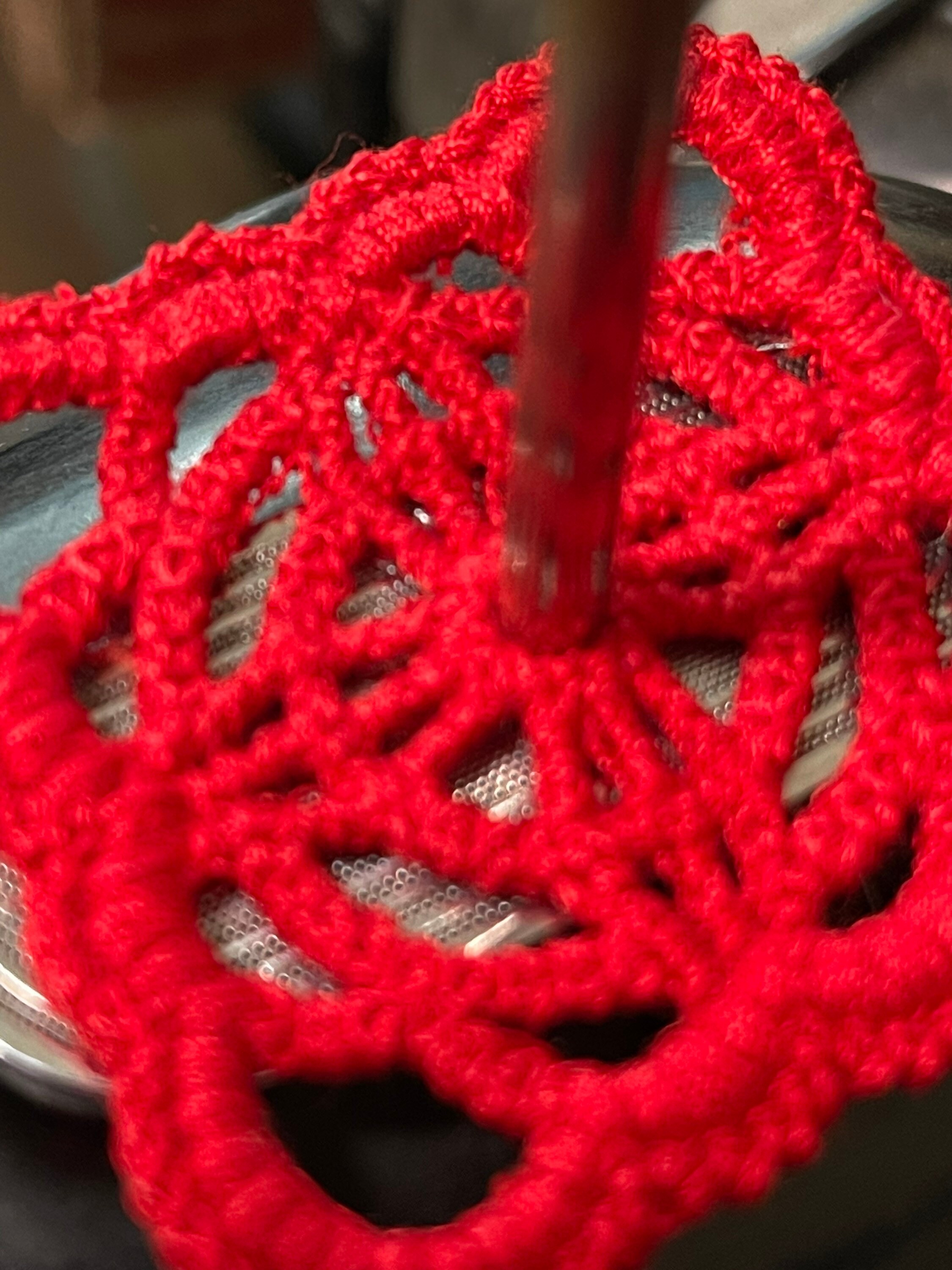 Spool Pin Doily. ‘quilt Square’ Design. Machine Embroidered. 5 Styles ...