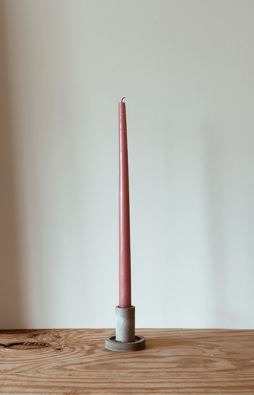 TAPER | Concrete Taper Candle Holder, Industrial Decor, Urban Decor ...