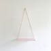 BALLET | Hanging Pallet Shelf, Beach Decor, Wood, Floating Shelf, Swing ...