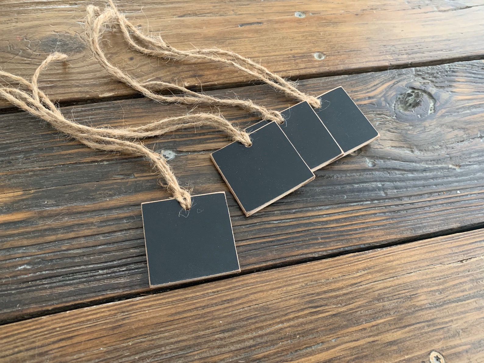 MINI Chalkboard Tags Signs Labels Set of 4 2 X - Etsy