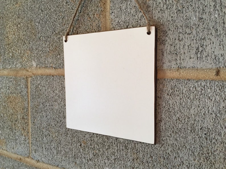 COCONUT Hanging Whiteboard Sign 7 X 7 Tags | Etsy