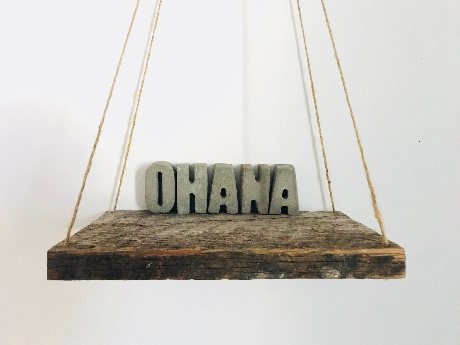 Ohana Concrete Letters Industrial Decor Beach Decor Urban - Etsy
