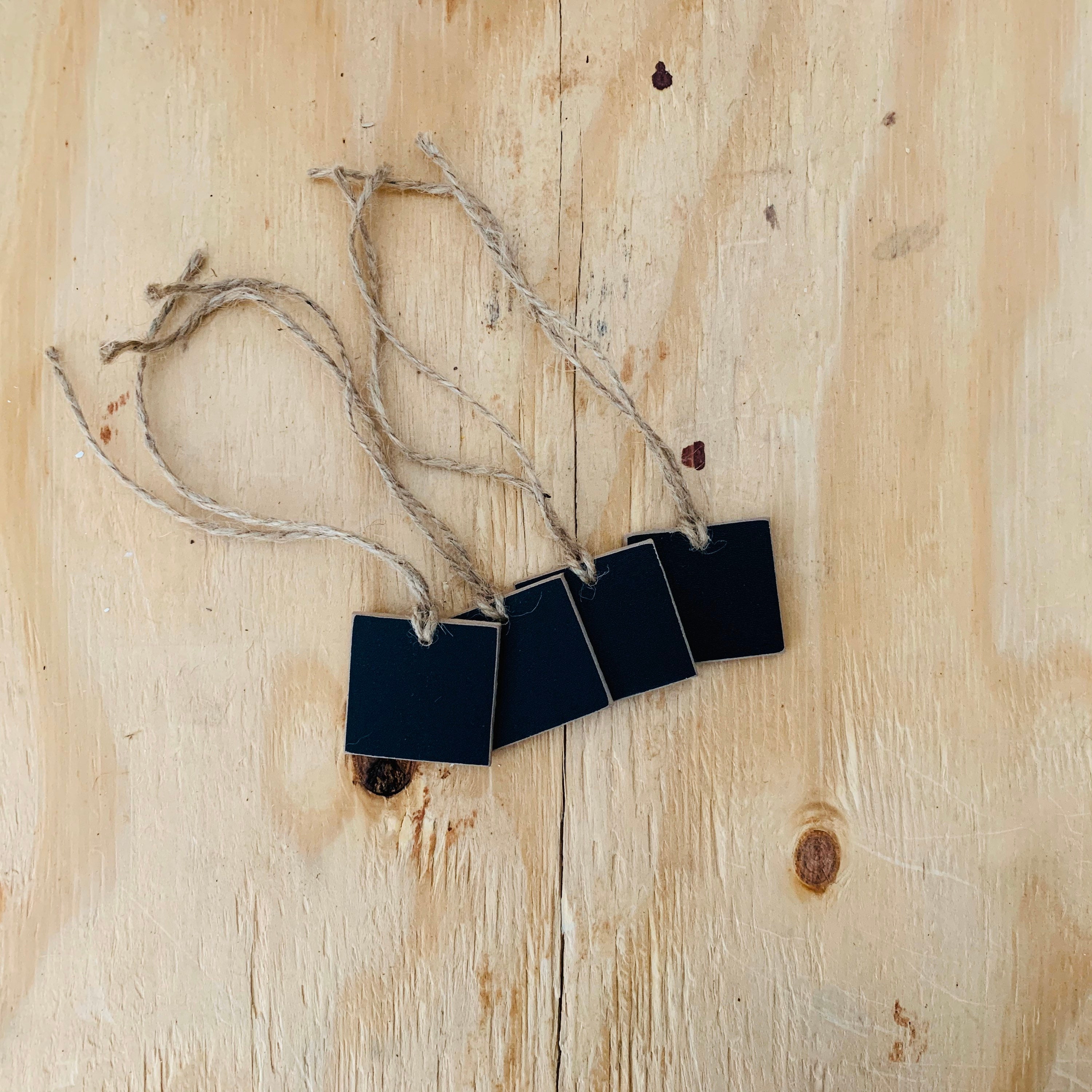 MINI Chalkboard Tags Signs Labels Set of 4 2 X | Etsy