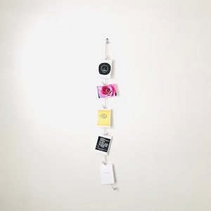 DOWNTOWN | Vertical Cable Photo Holder, Industrial, Metal, Wire, Decor ...