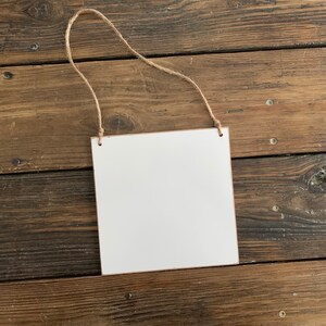 COCONUT | Hanging Whiteboard Sign - 7" X 7", Tags, Signs, Office, Dorm ...