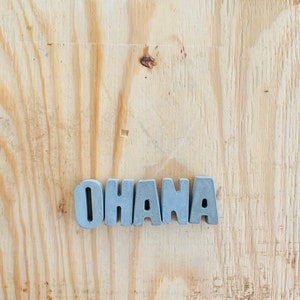 Ohana, Concrete Letters, Industrial Decor, Beach Decor, Urban Decor ...