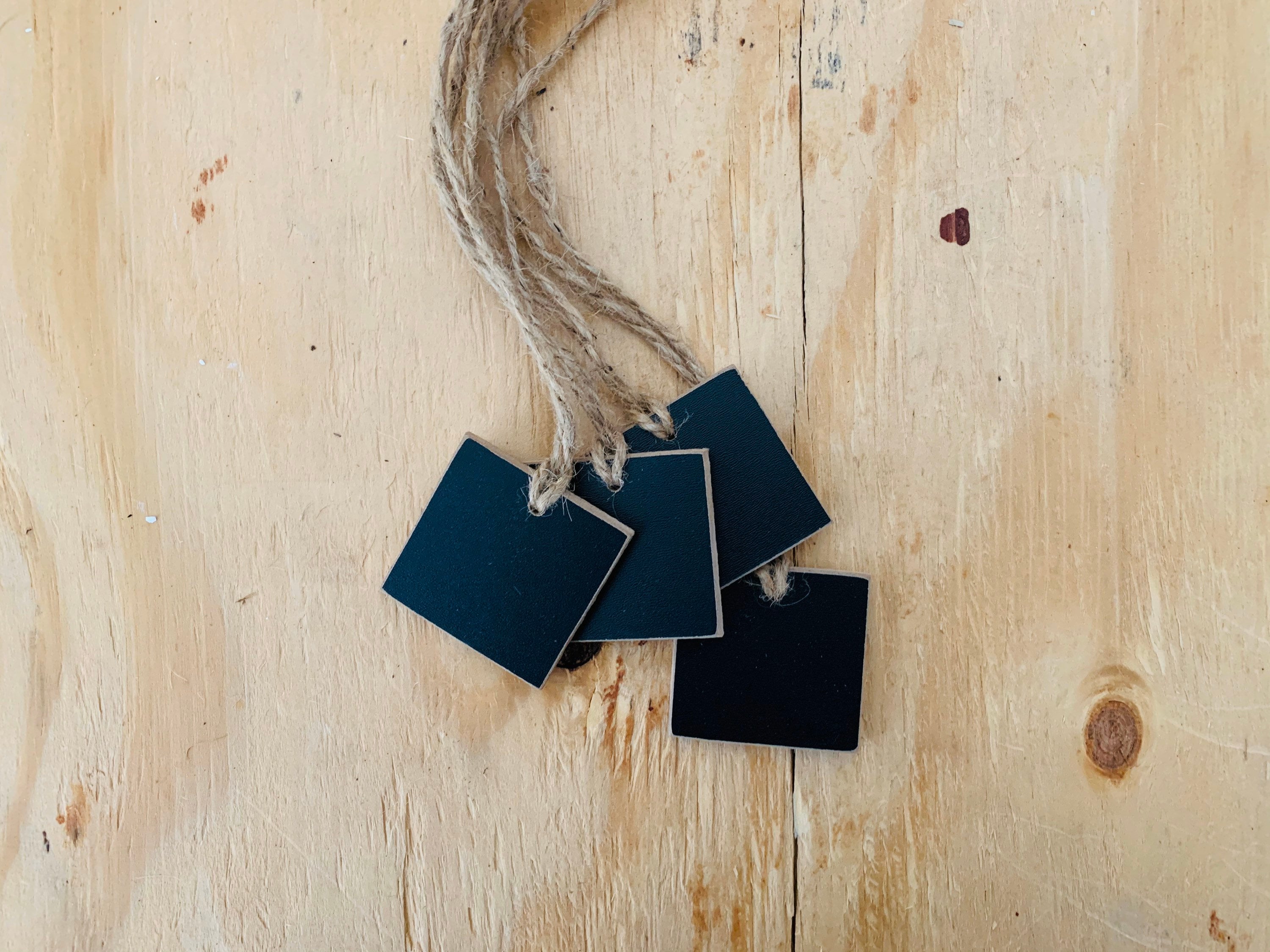 MINI Chalkboard Tags Signs Labels Set of 4 2 X | Etsy