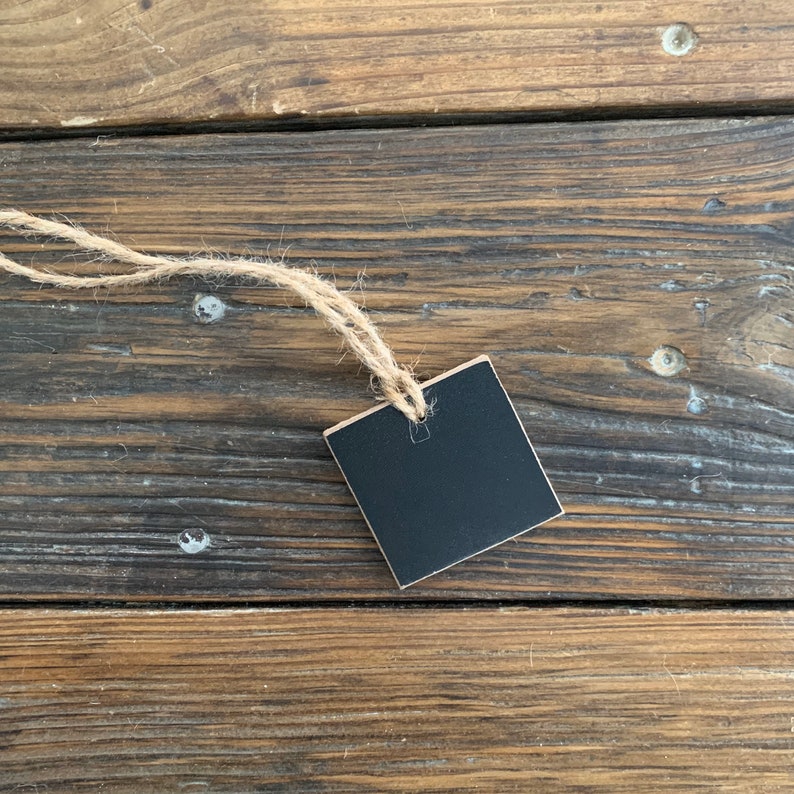 MINI Chalkboard Tags Signs Labels Set of 4 2 X - Etsy