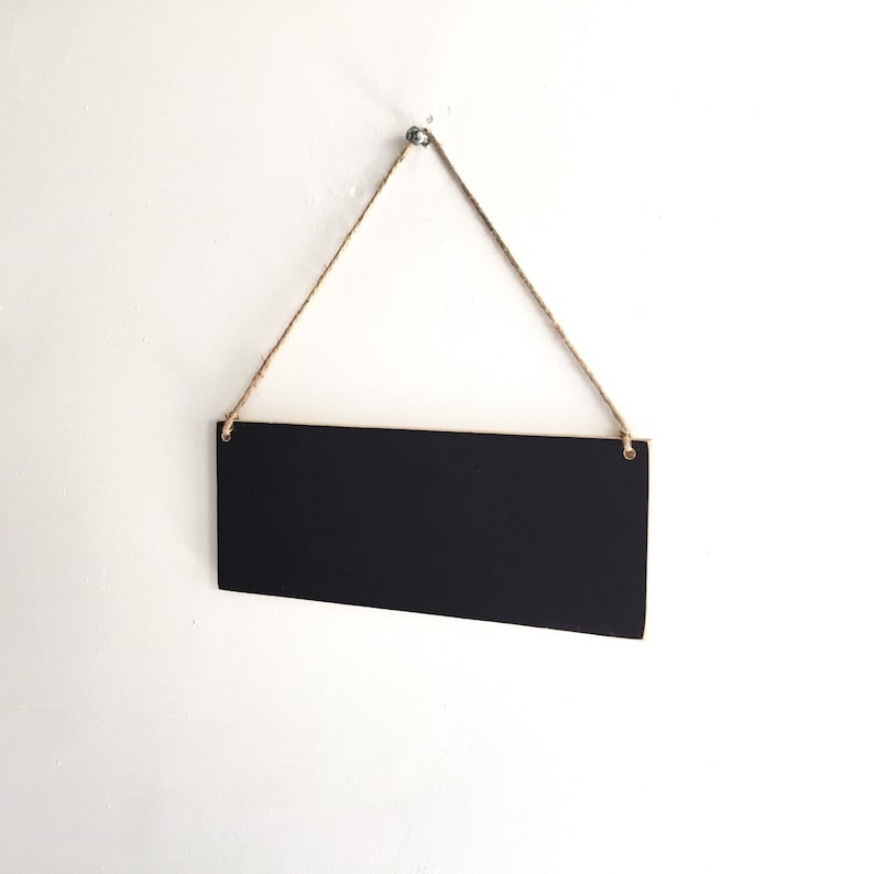 MOD Hanging Chalkboard Sign Wedding Signs Office Labels - Etsy