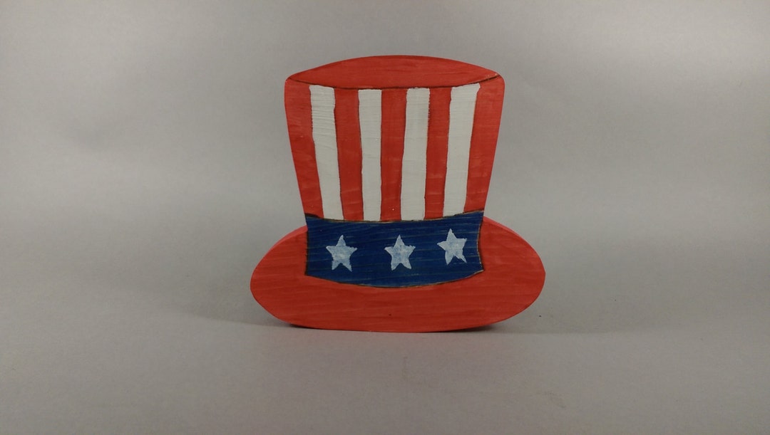 Uncle Sam Hat. Interchangeable "o" Insert for Our HOME Sign. Fourth of ...