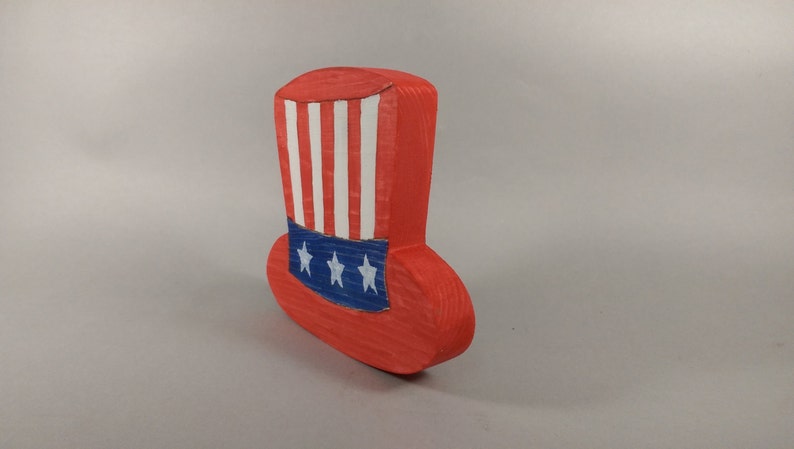 Uncle Sam Hat. Interchangeable "o" Insert for Our HOME Sign. Fourth of ...