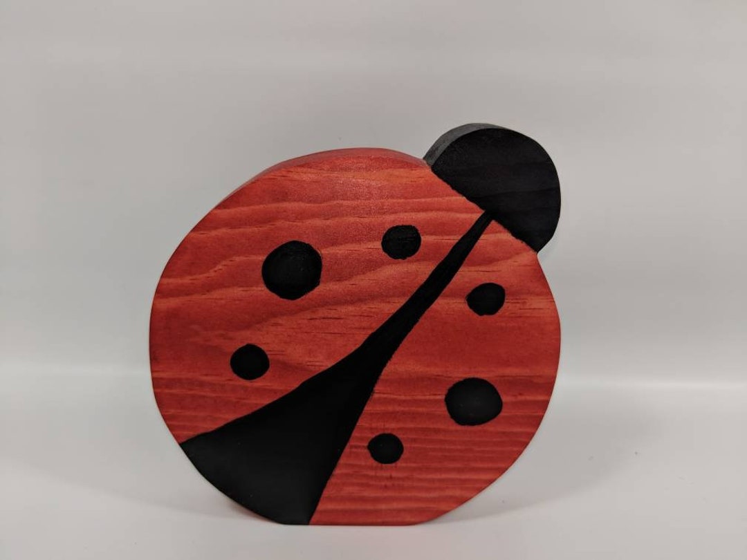 Ladybug. Wooden Ladybug. Insert for HOME Sign. Interchangeable Insert ...