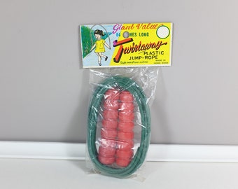 Vintage Plastic Jump-rope Made in Hong Kong Retro Toys | Etsy