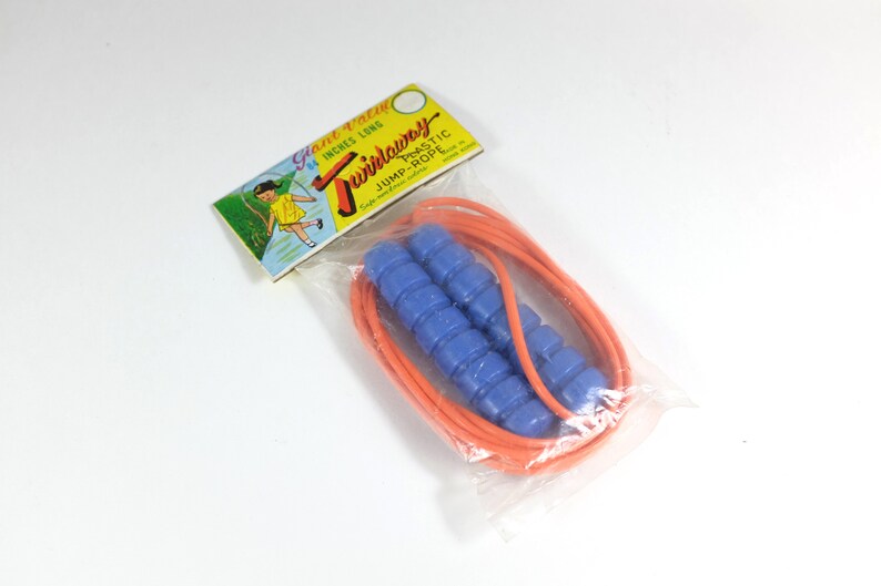 Vintage Plastic Jump-rope Made in Hong Kong - Retro Toys Deadstock ...