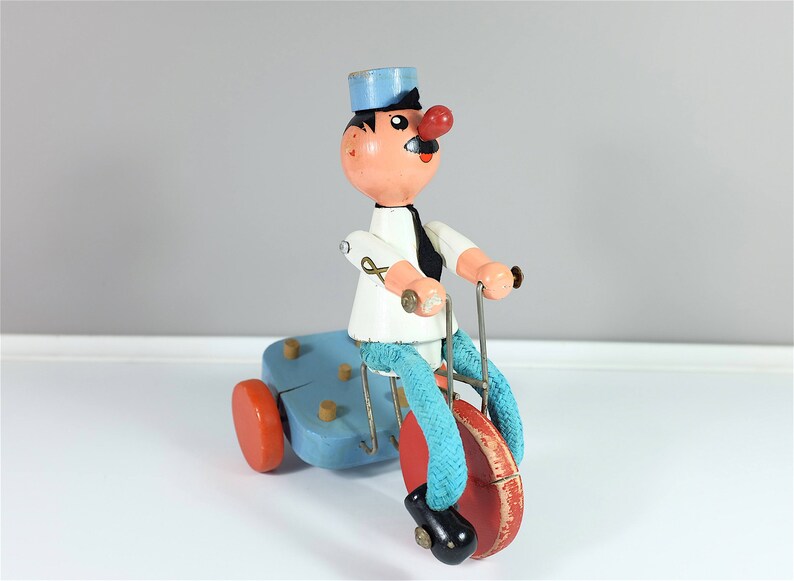 Vintage Wooden Milkman Toy Retro Wooden Toy by Vilac Made in France ...