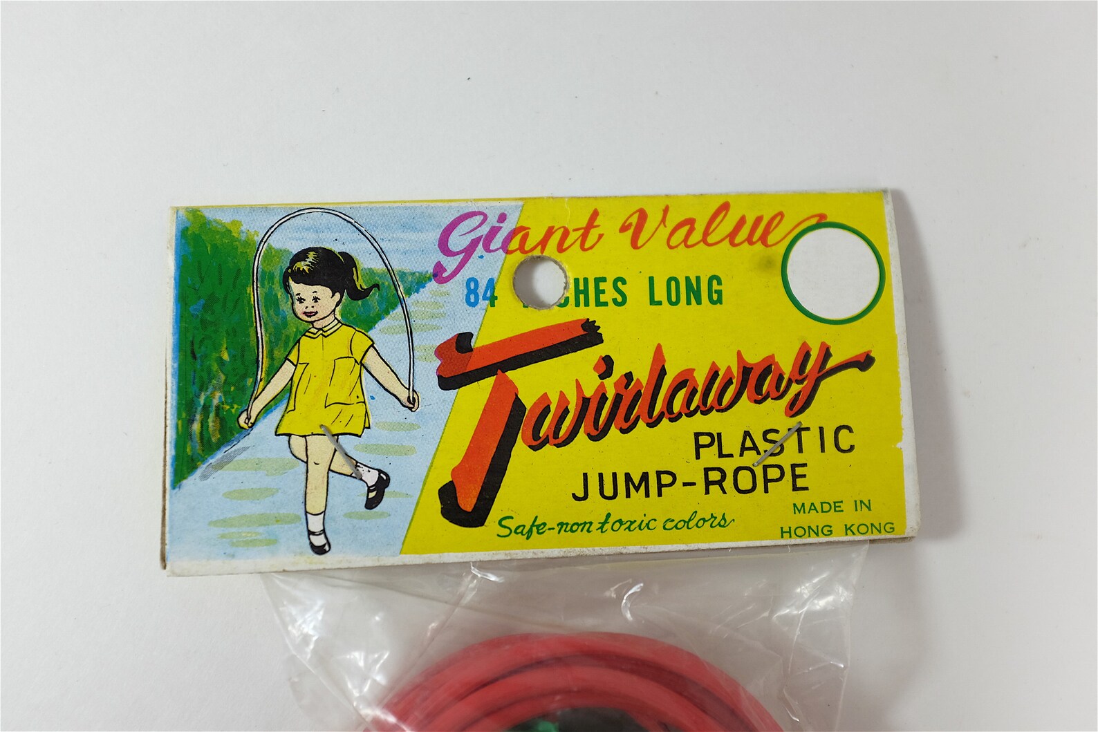 Vintage Plastic Jump-rope Made in Hong Kong Retro Toys Deadstock Retro ...