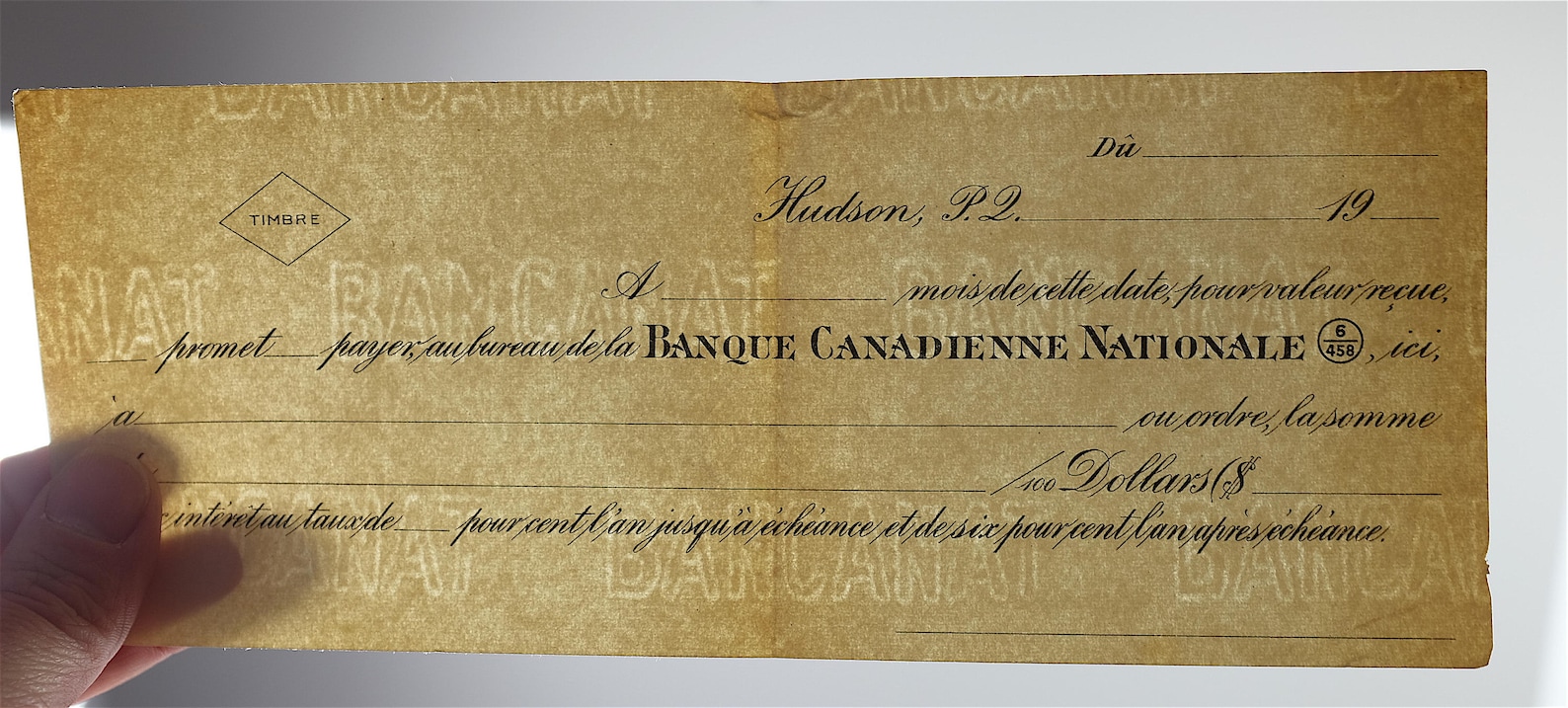 Antique Canadian National Bank Check From Early 1900 Unused - Etsy Canada