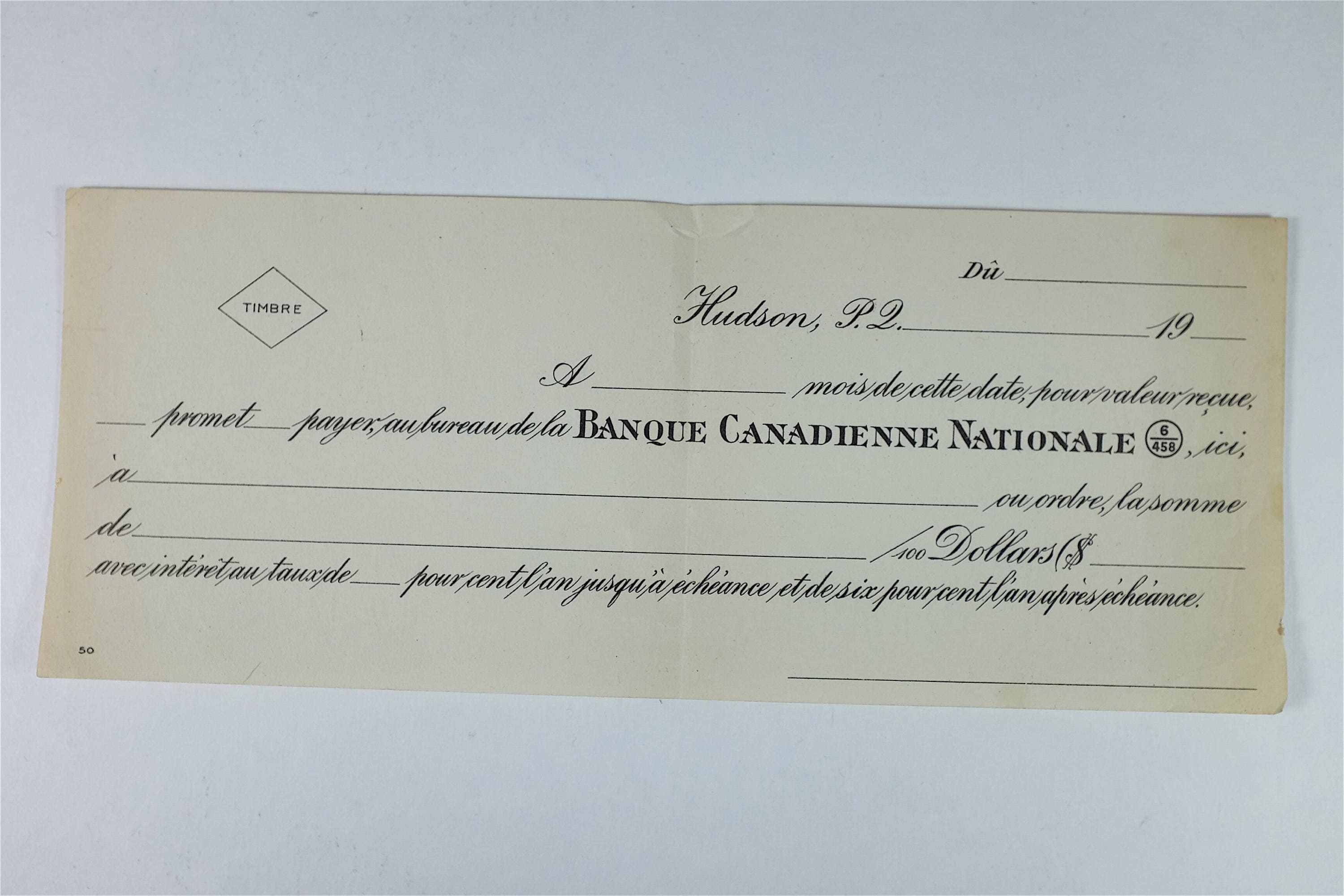 Antique Canadian National Bank Check From Early 1900 Unused - Etsy Canada