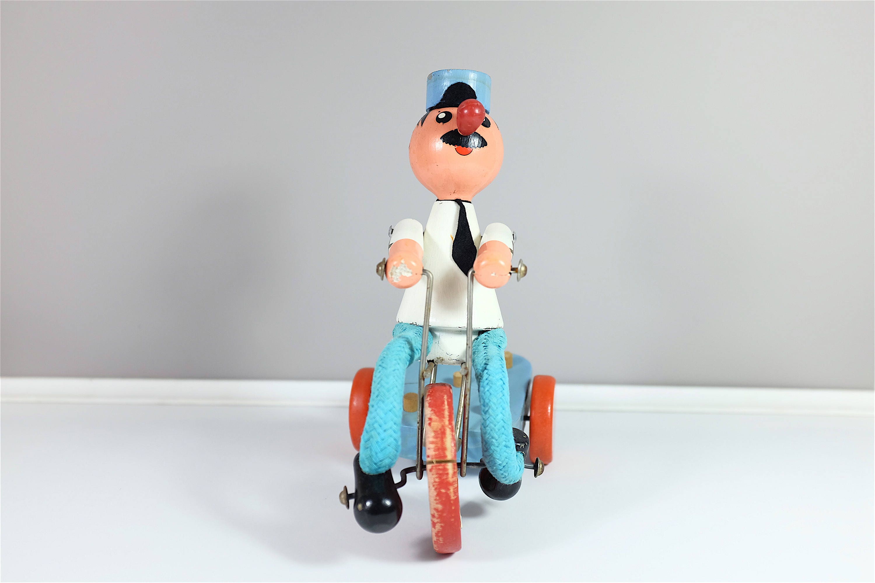 Vintage Wooden Milkman Toy Retro Wooden Toy by Vilac Made in France Vintage Toy Vintage Nursery ...