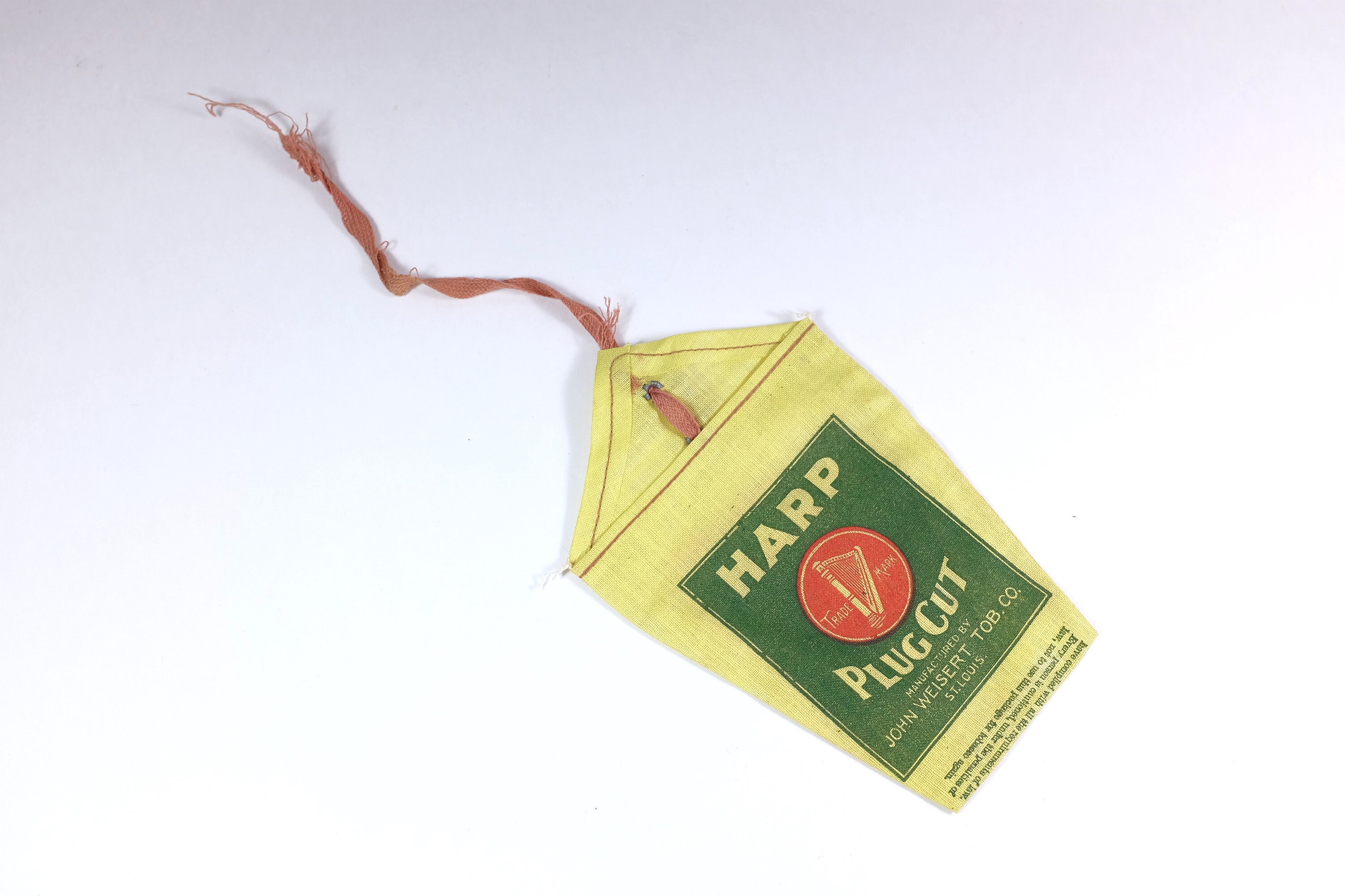 Vintage Harp Plug Cut 1920's Tobacco Bag by John Weisert St Louis USA ...