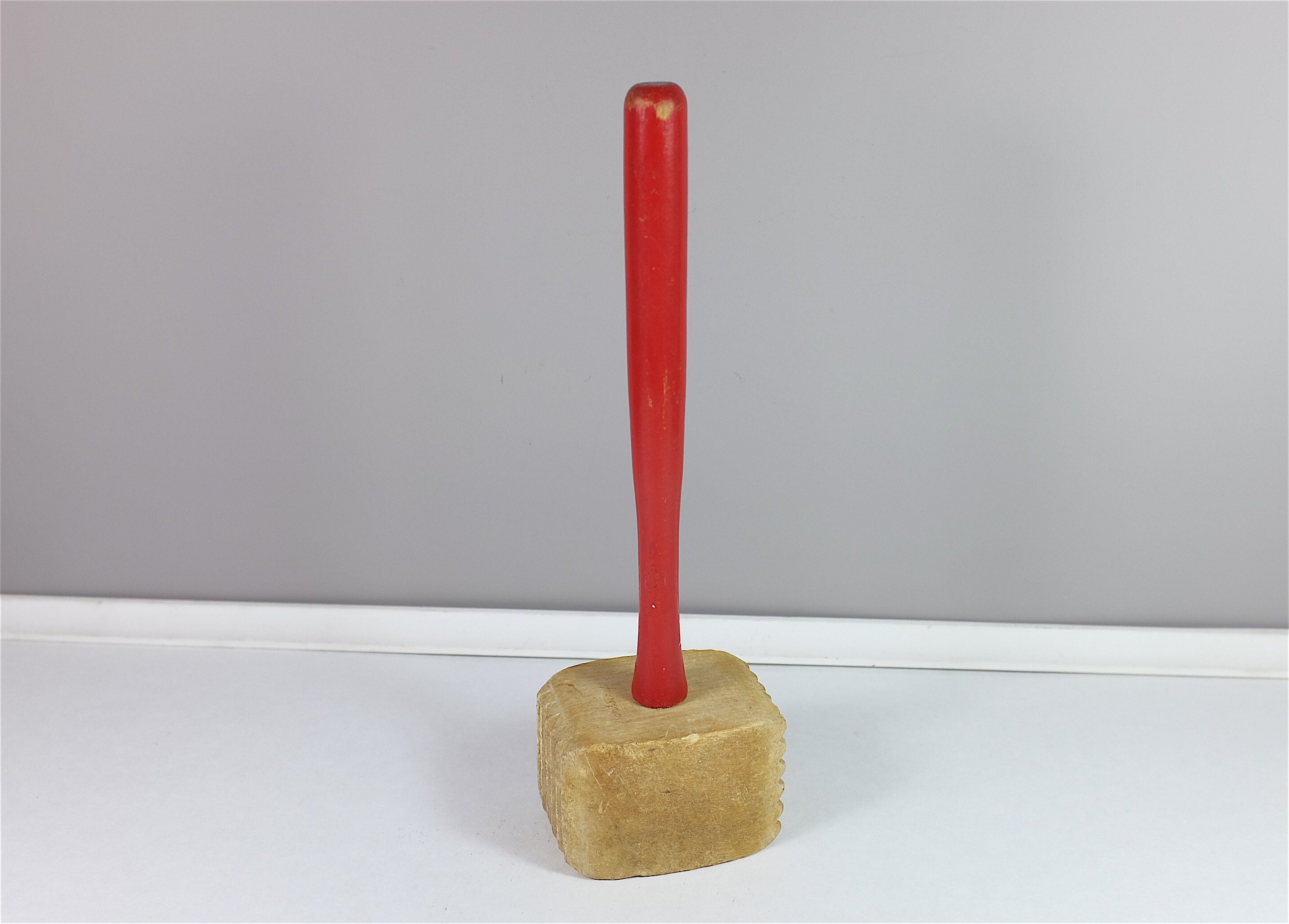 Antique Primitive Wood Kitchen Mallet - Vintage Baribocraft Meat ...