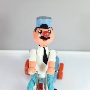 Vintage Wooden Milkman Toy Retro Wooden Toy by Vilac Made in France ...