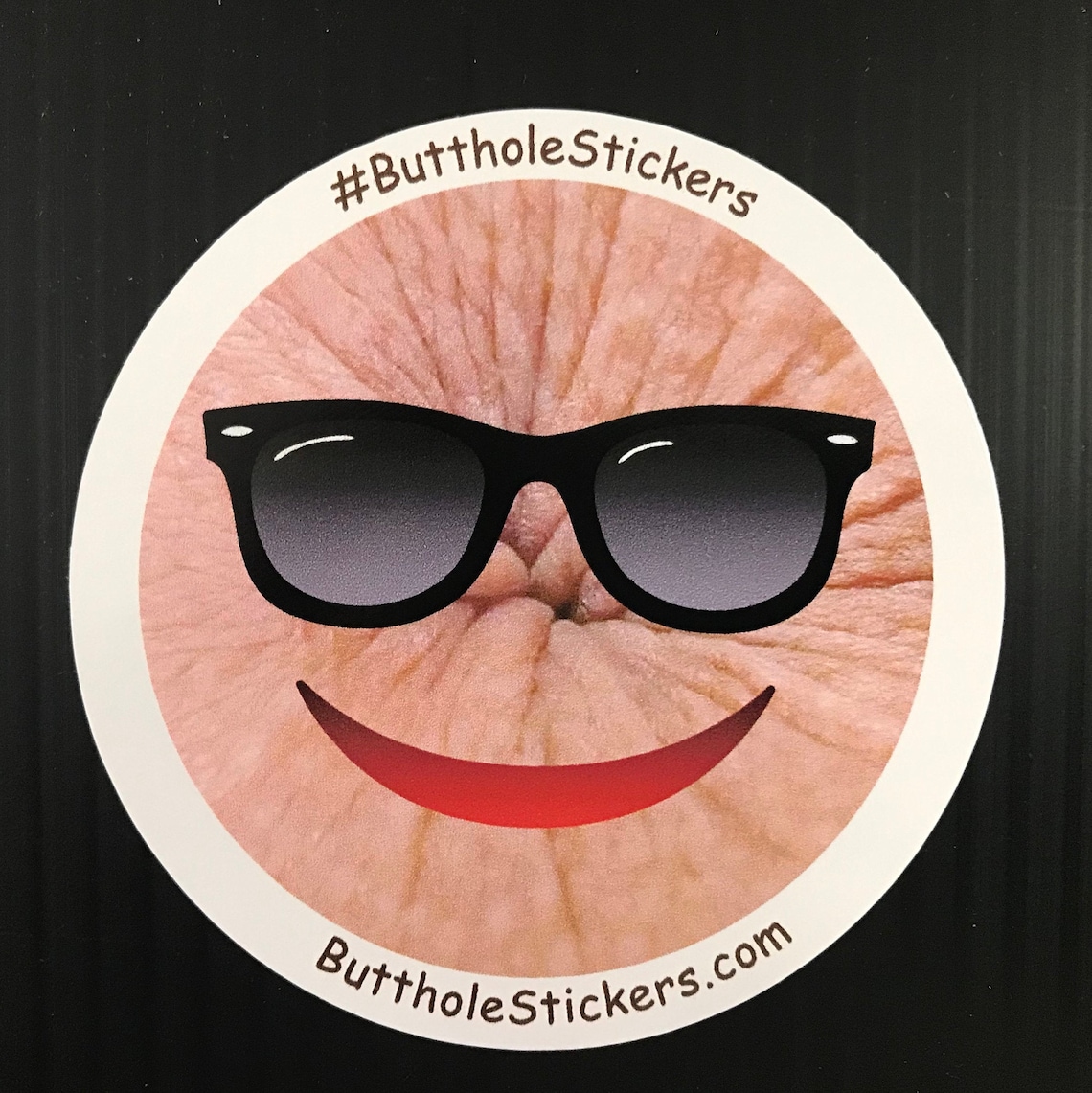 Emoji Butthole Stickers new Stickers Added prank Gag Gift | Etsy